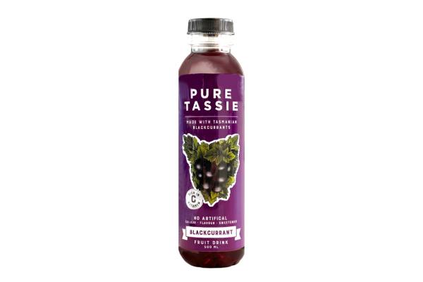 500ml Pure Tassie Blackcurrant Fruit Drink
