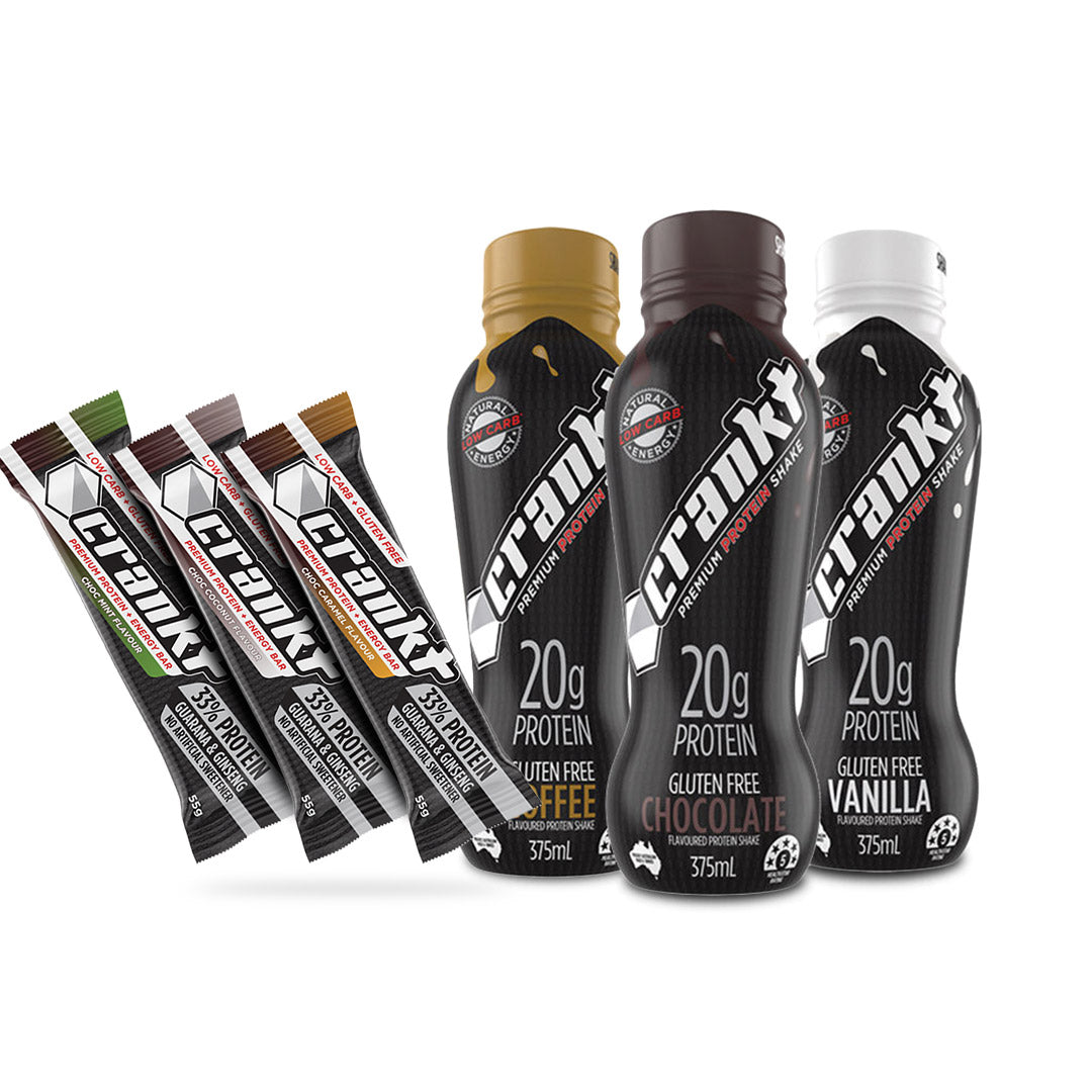 Crankt Protein - The Ultimate Protein Shake with Guarana and Ginseng